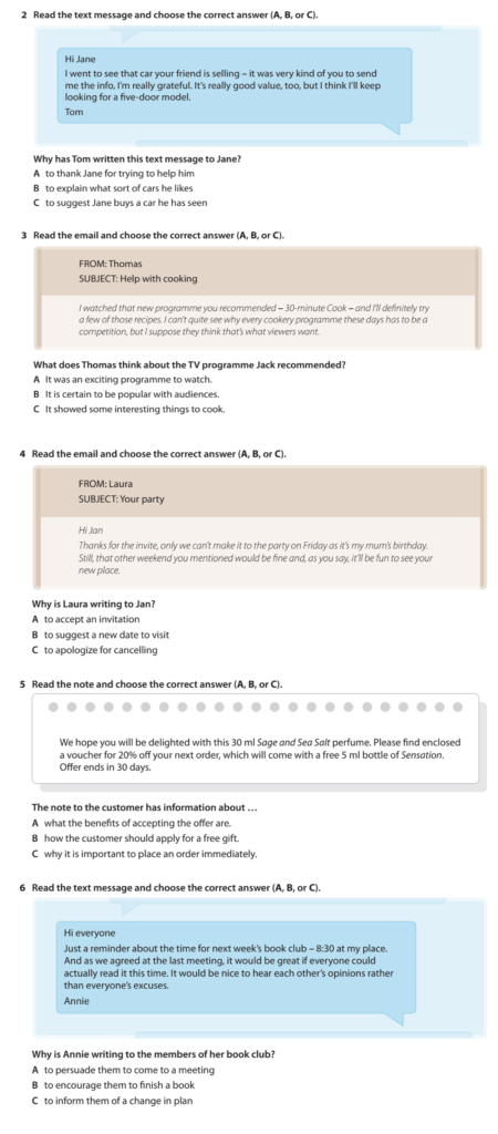Prepárate para Oxford test of English