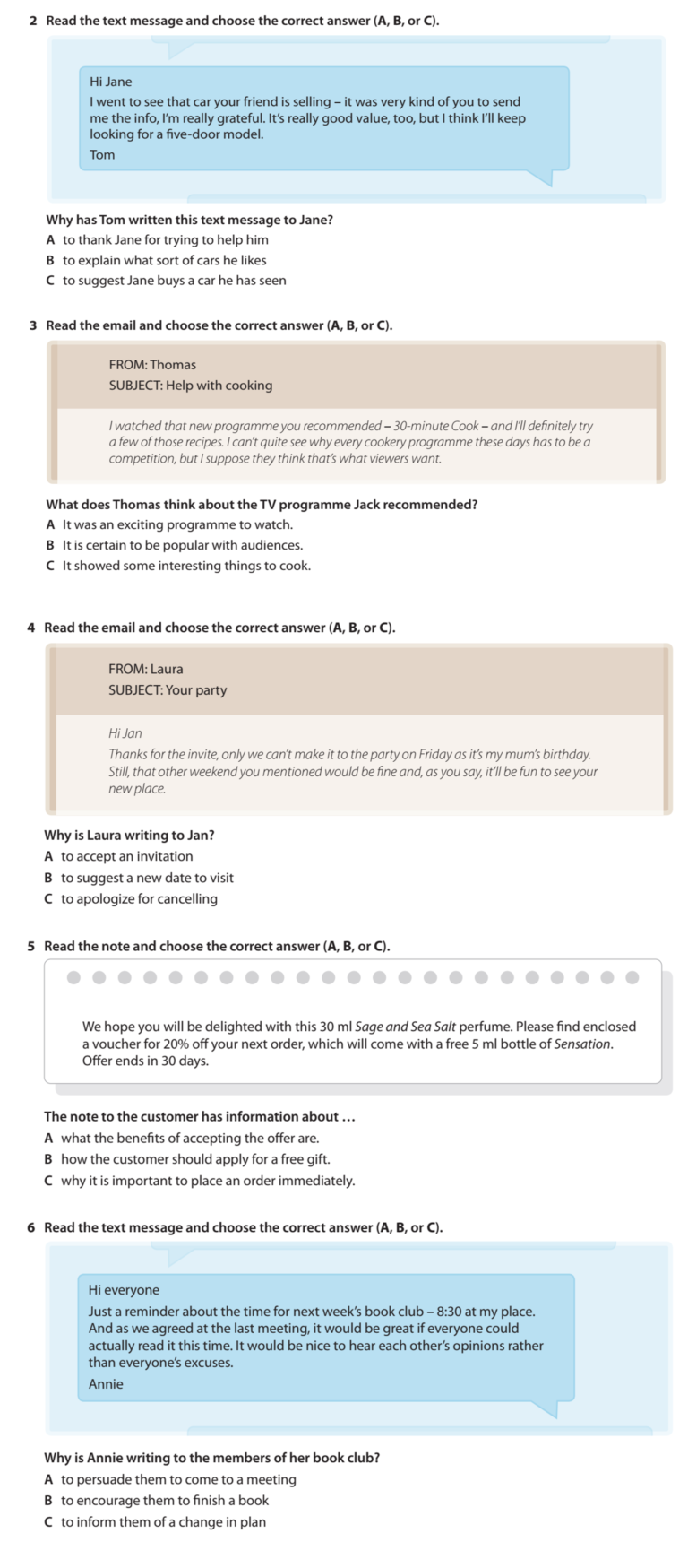 Prepárate para Oxford test of English